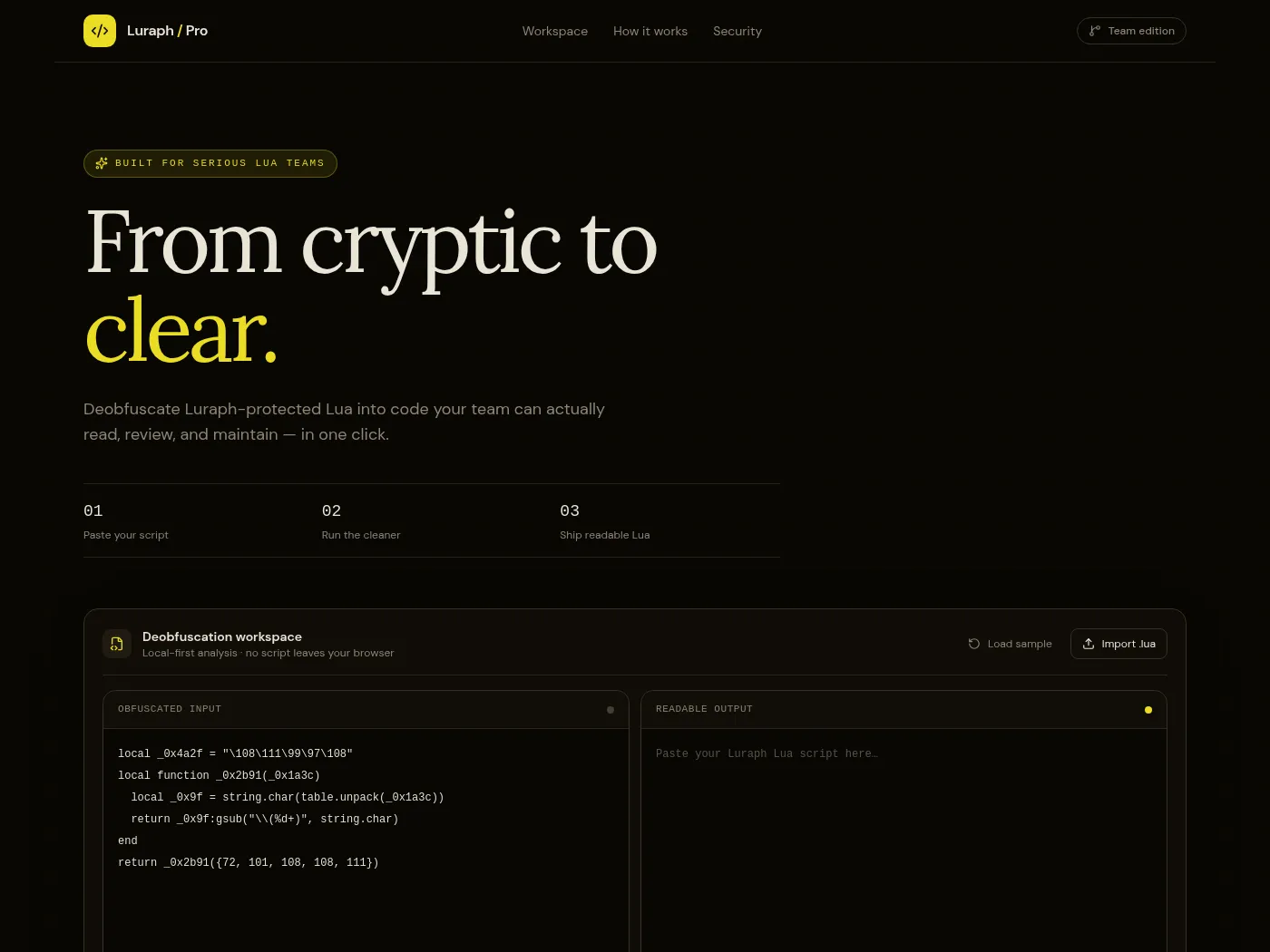 Luraph Deobfuscator Pro