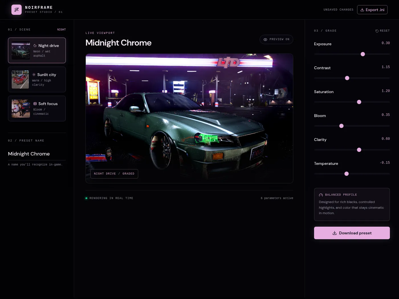 Reshade Style Preset Maker
