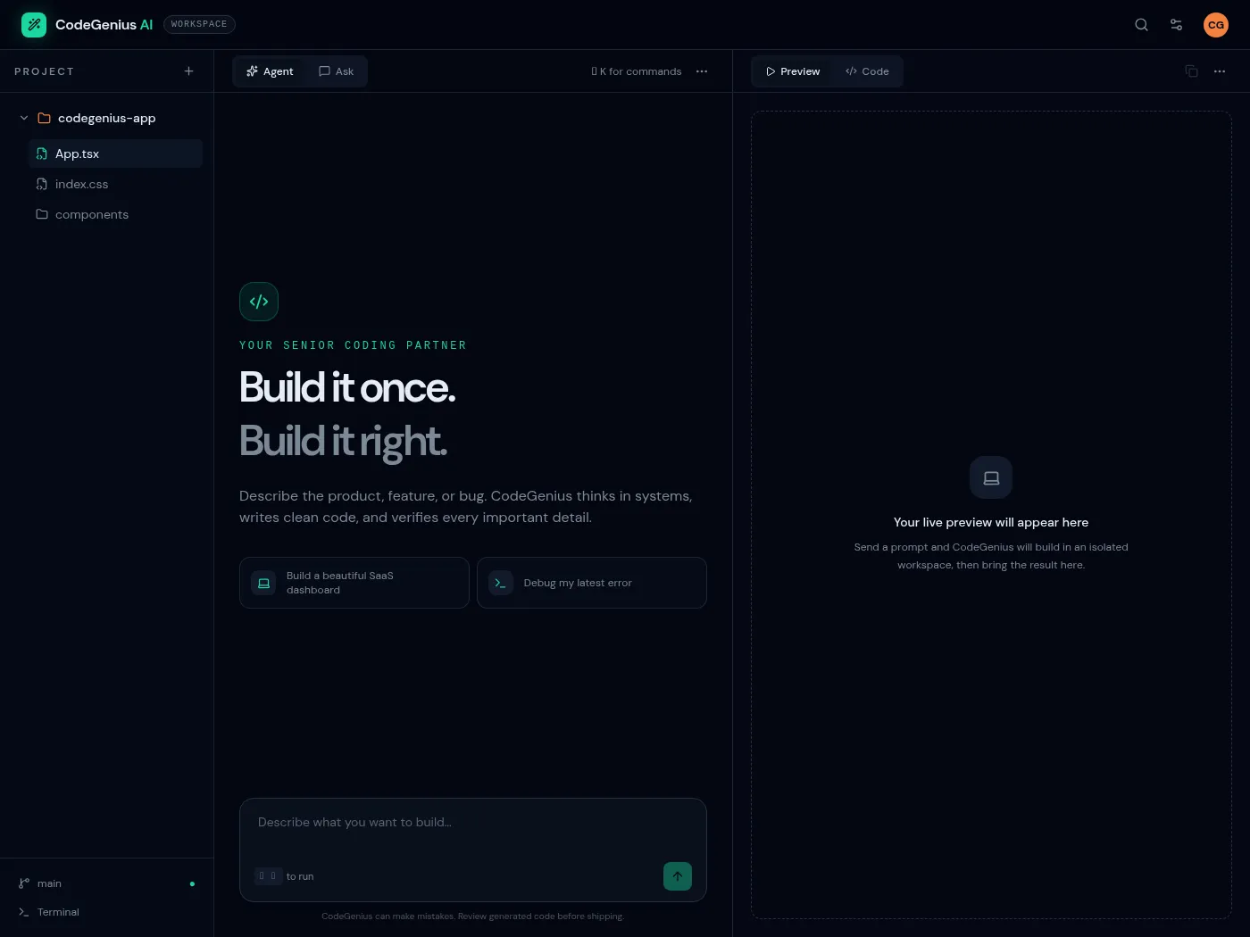 CodeGenius AI