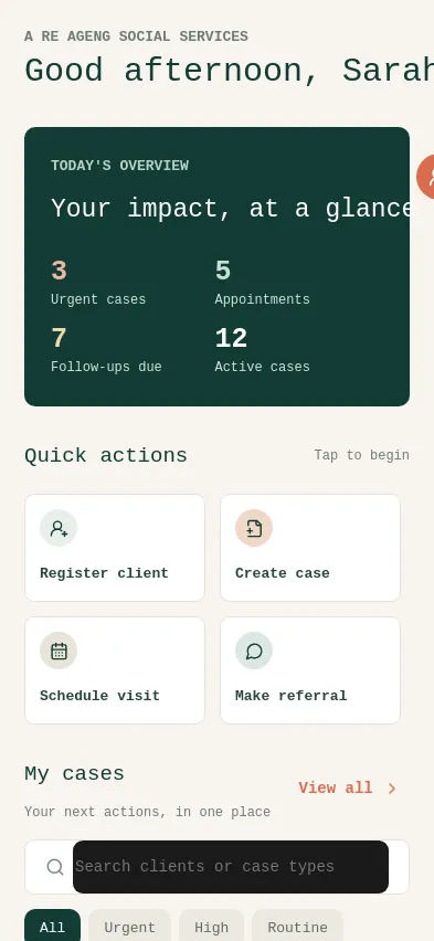 A Re Ageng Social Portal