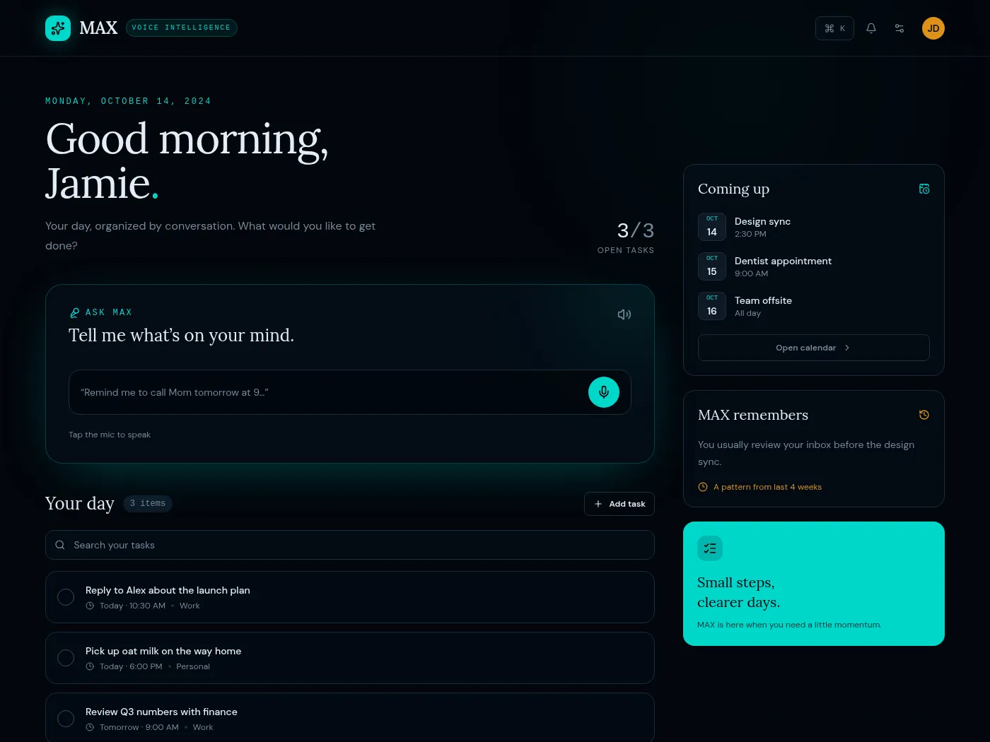 MAX Voice Assistant