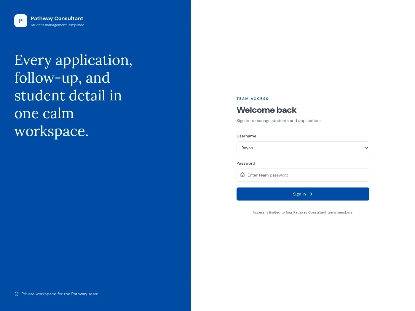 Pathway Consultant CRM