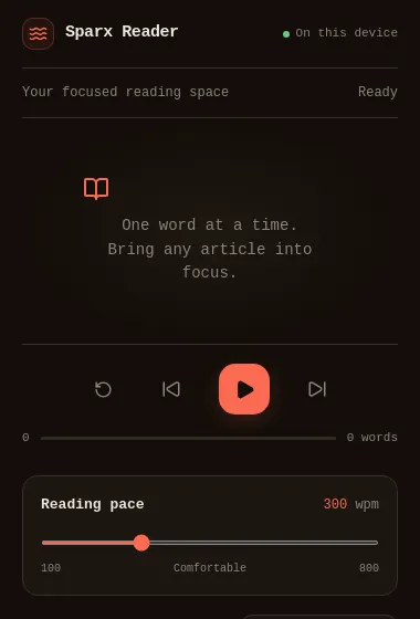 SparxReader Extension