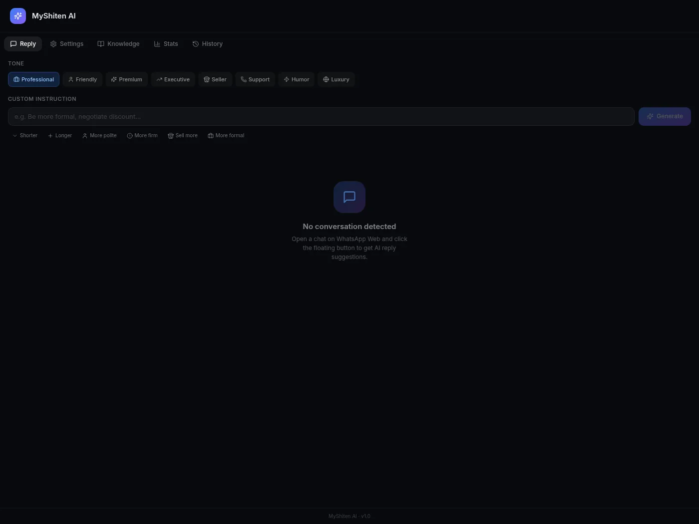 MyShiten AI Extension