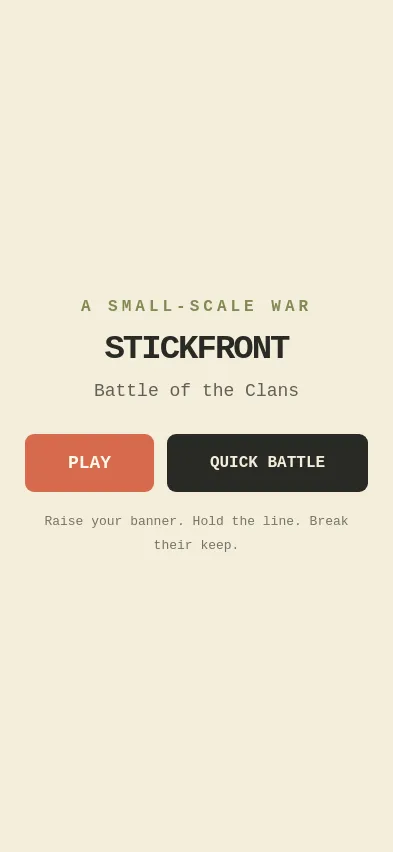 Stickfront: Battle of the Clans