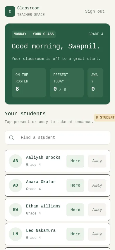 Student Manager App