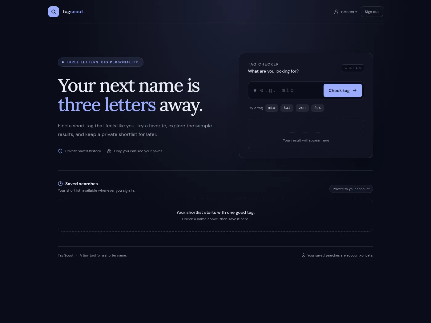 Discord Tag Finder