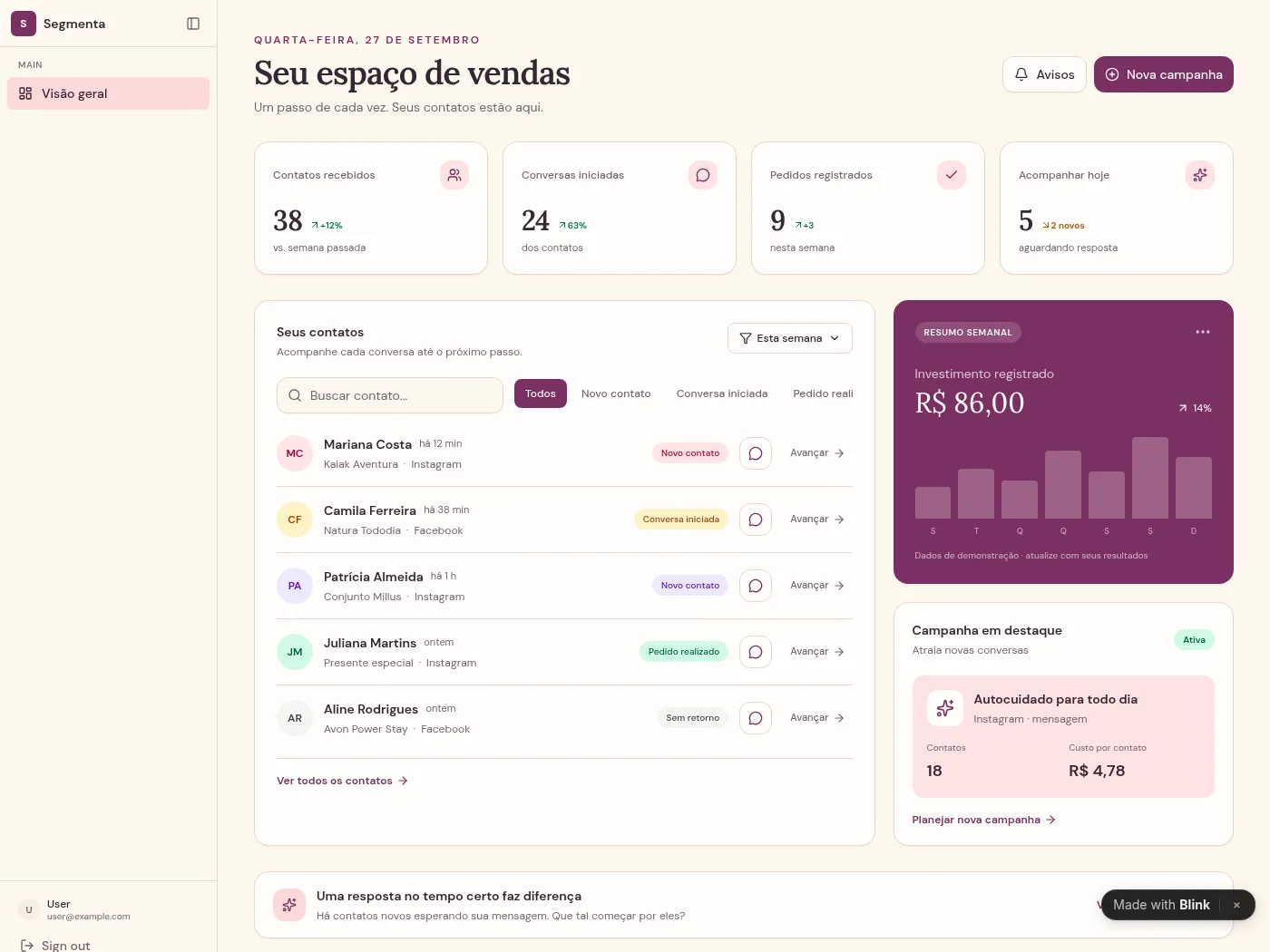 Segmento Lead Booster