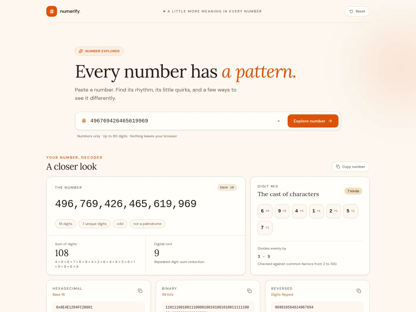 Numerify
