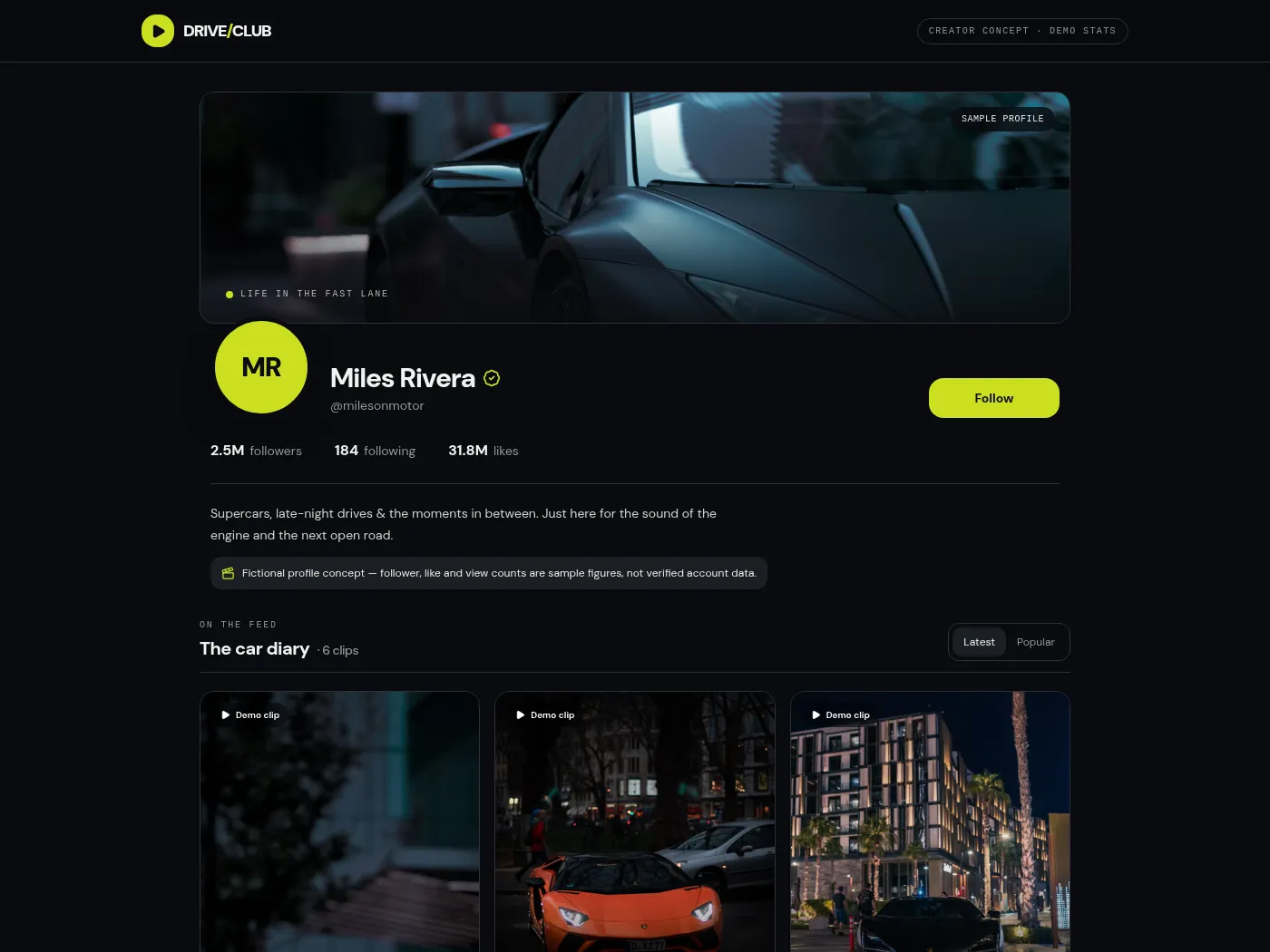 Balance Showcase Site