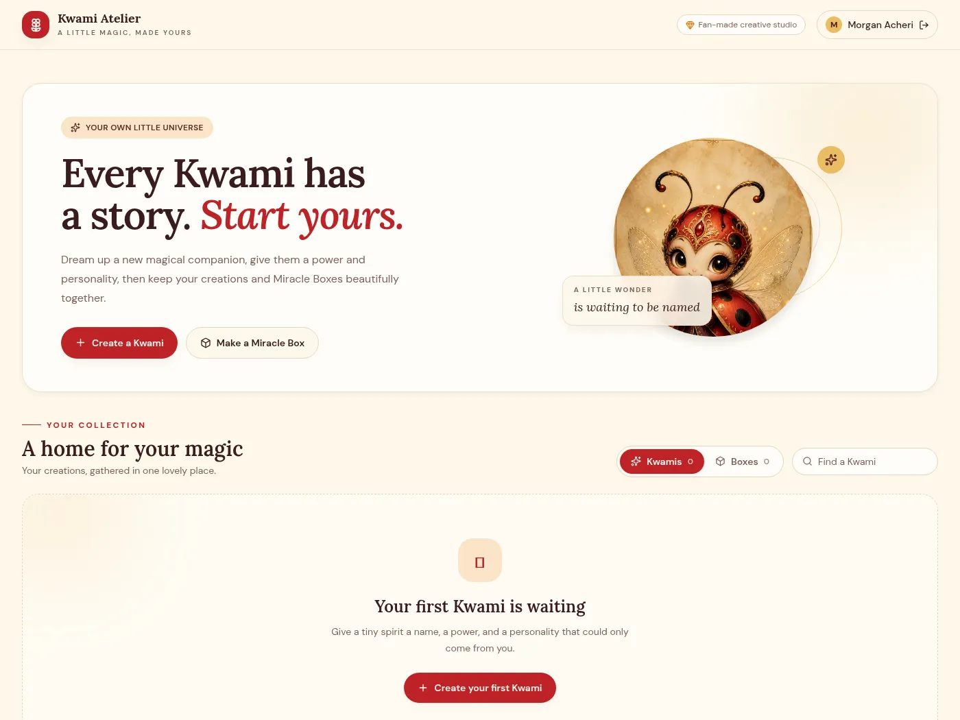 Kwami Creator Hub