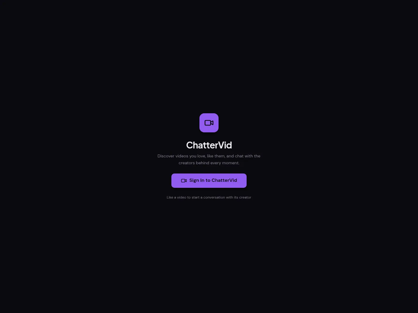 ChatterVid