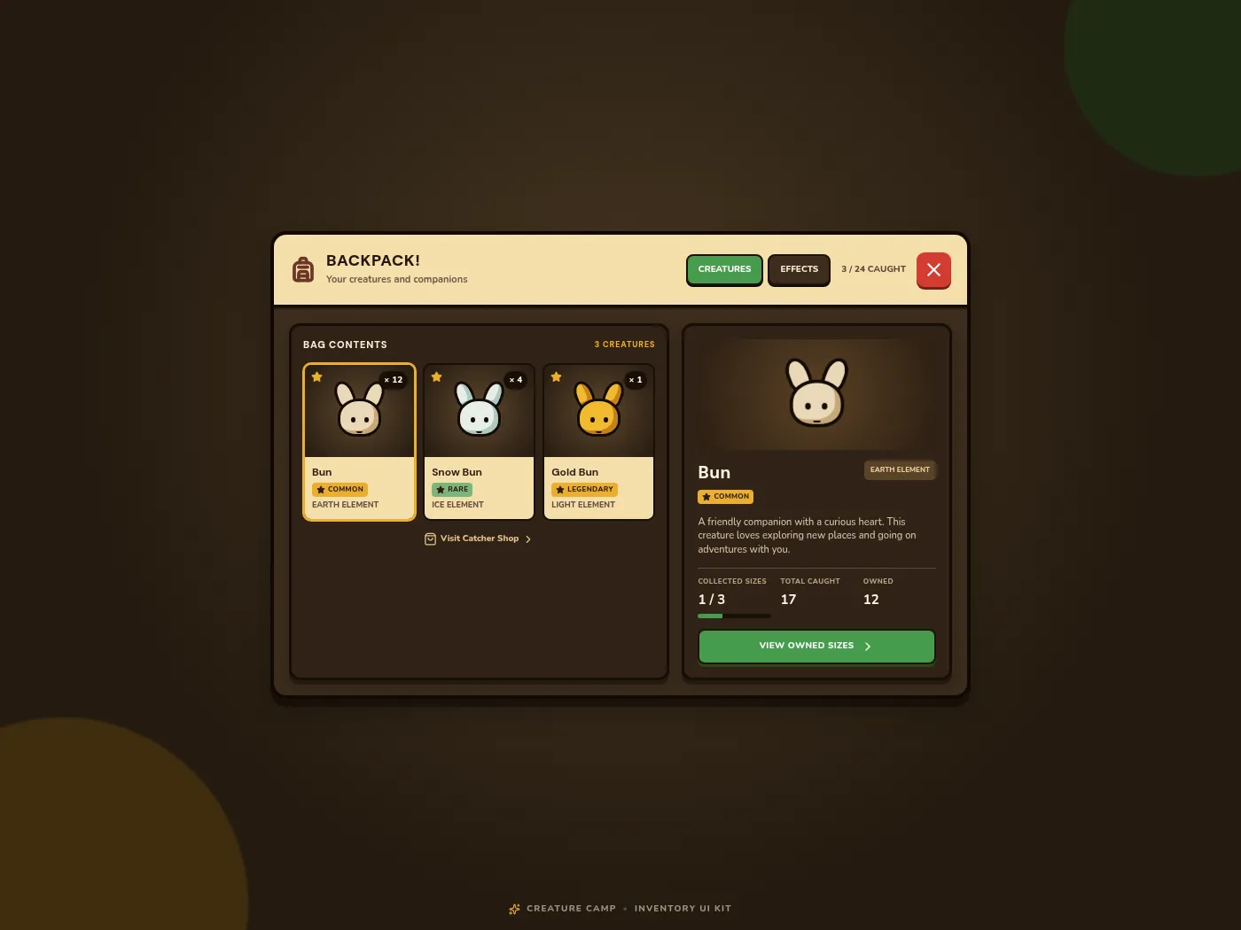 Roblox Creature UI Kit