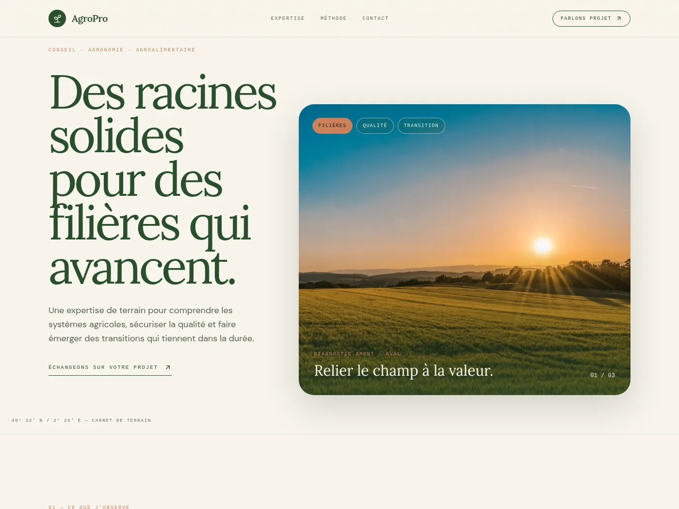 AgroPro Web Presence