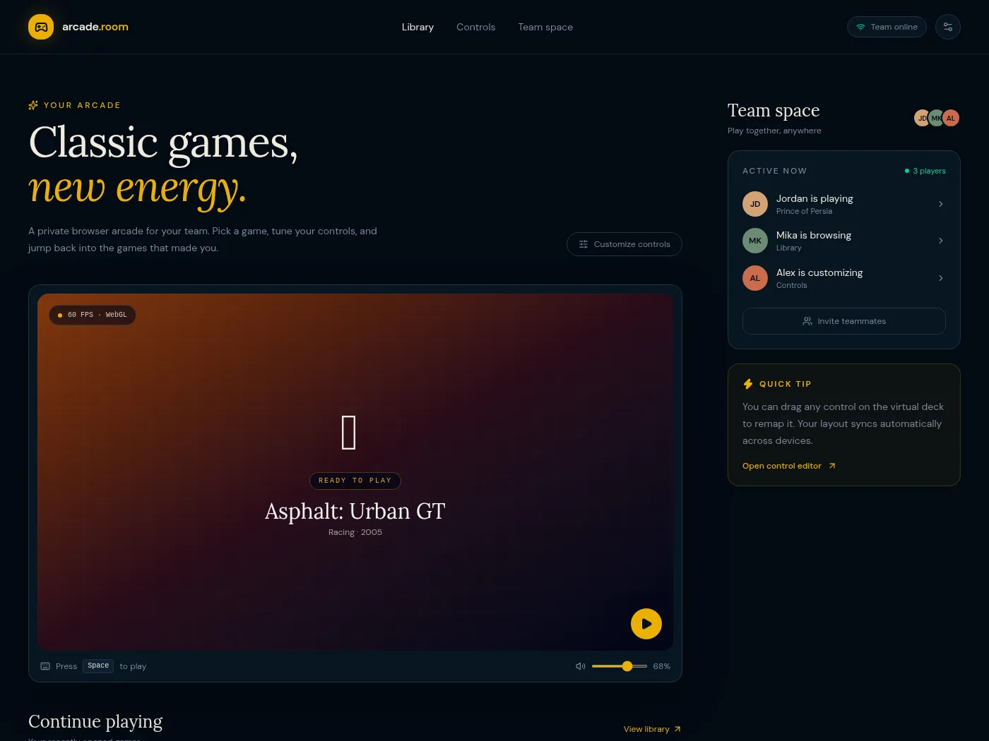 Java Game Emulator Web