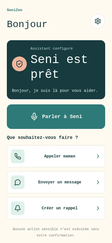 SeniZen Voice Assistant