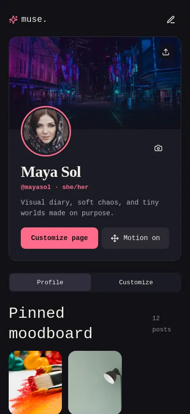 Profile Customizer