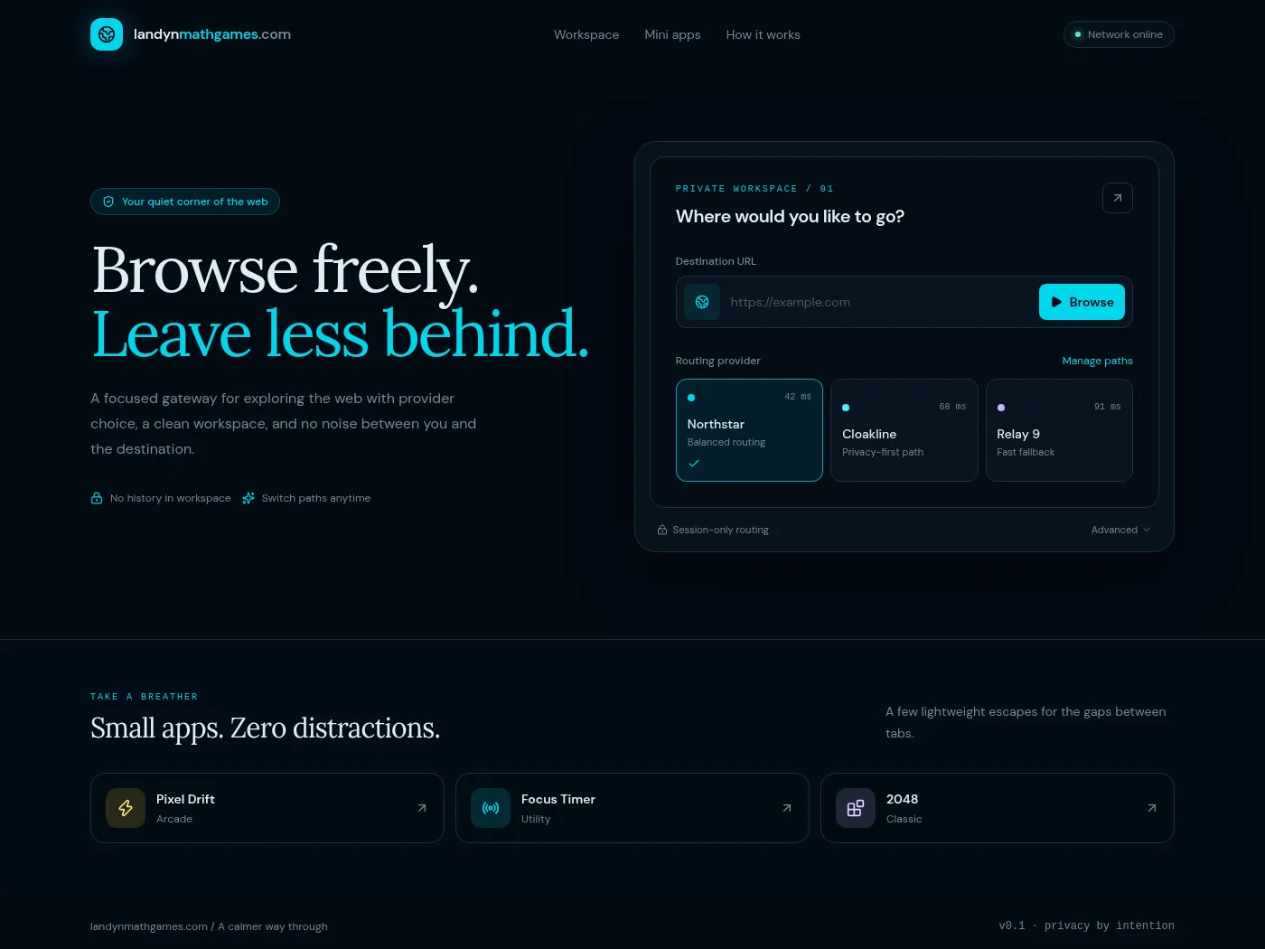 AnonBrowse Portal