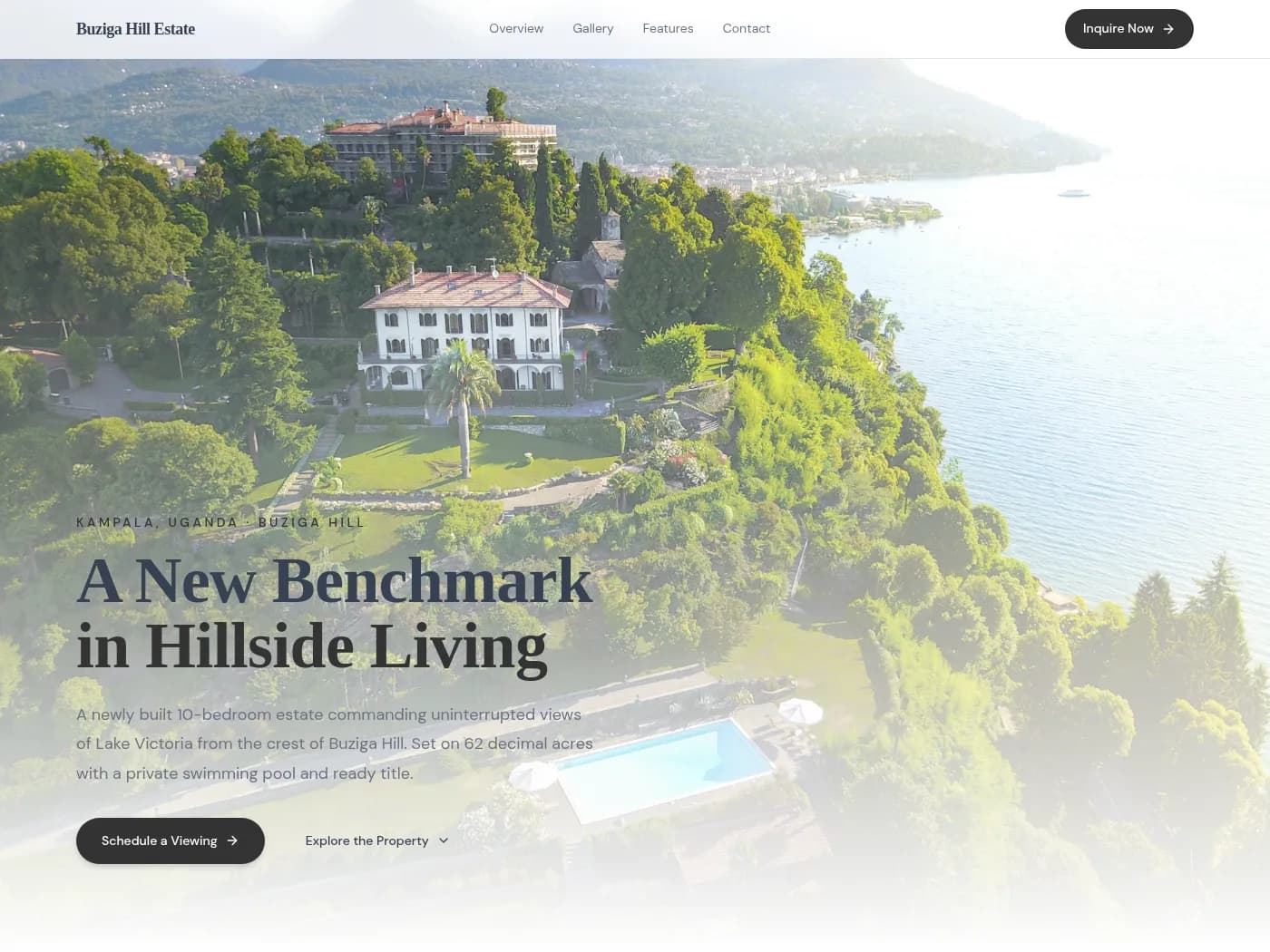 Buziga Hill Estate Page