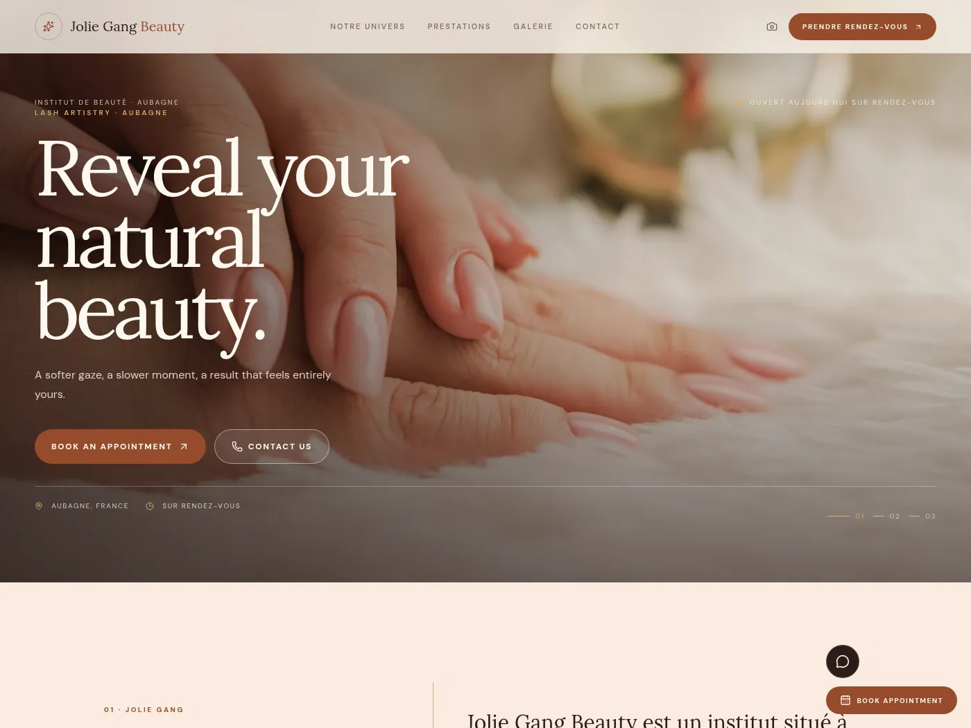 Jolie Gang Beauty Site