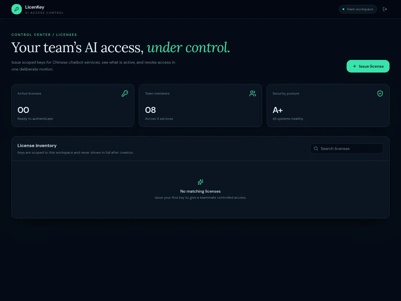 LicenKey AI Access