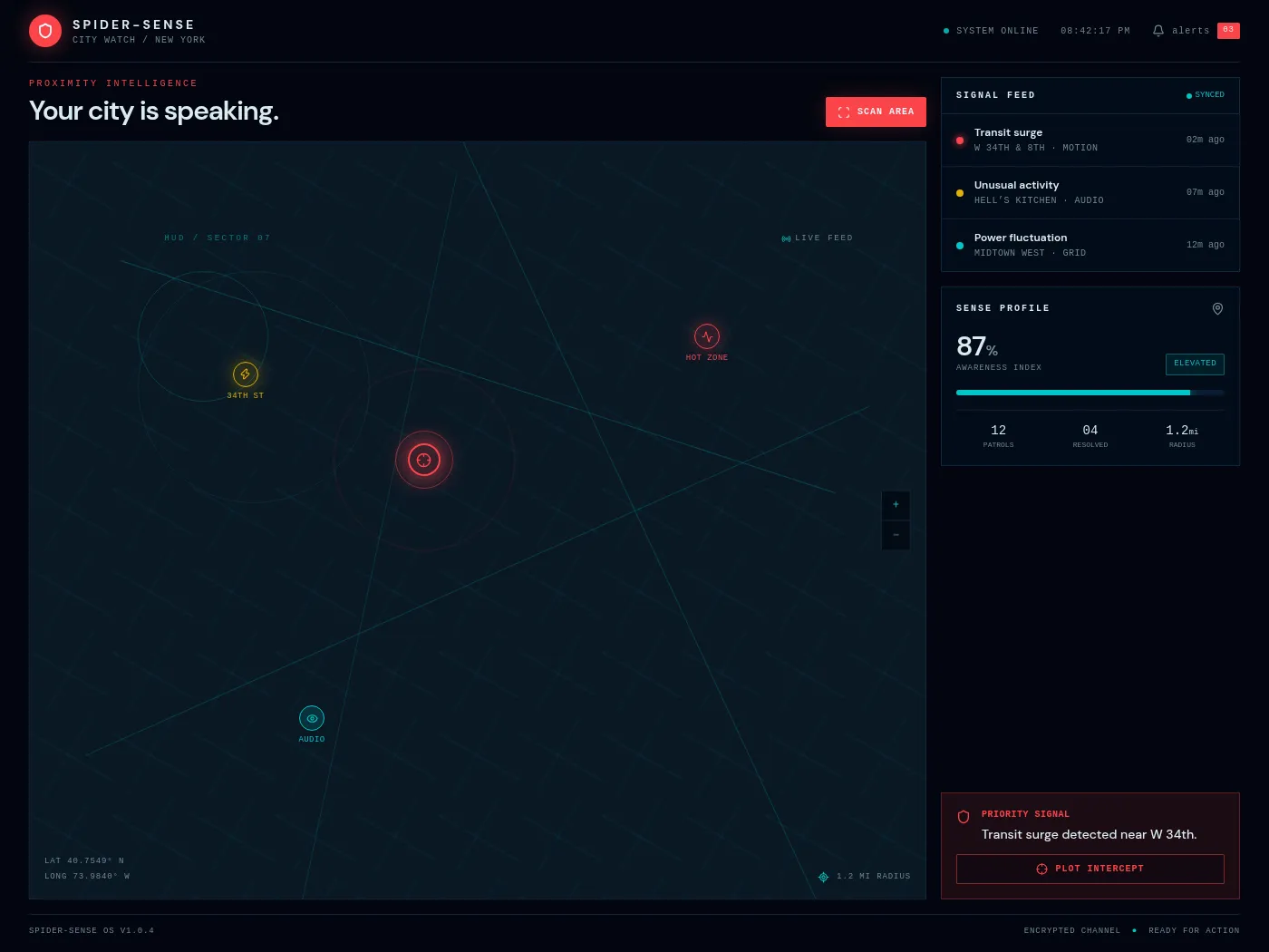 Spider-Sense App