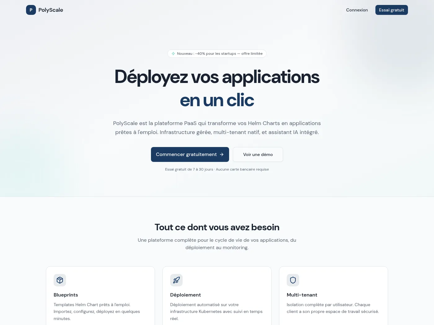 PolyScale PaaS Platform