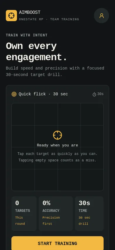 AimBoost Mobile Trainer