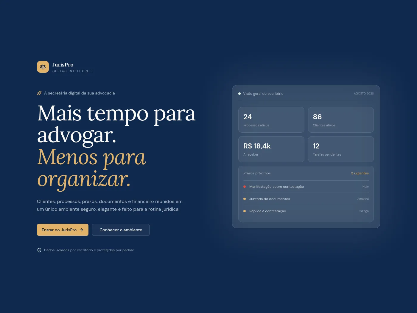 JurisPro Legal SaaS