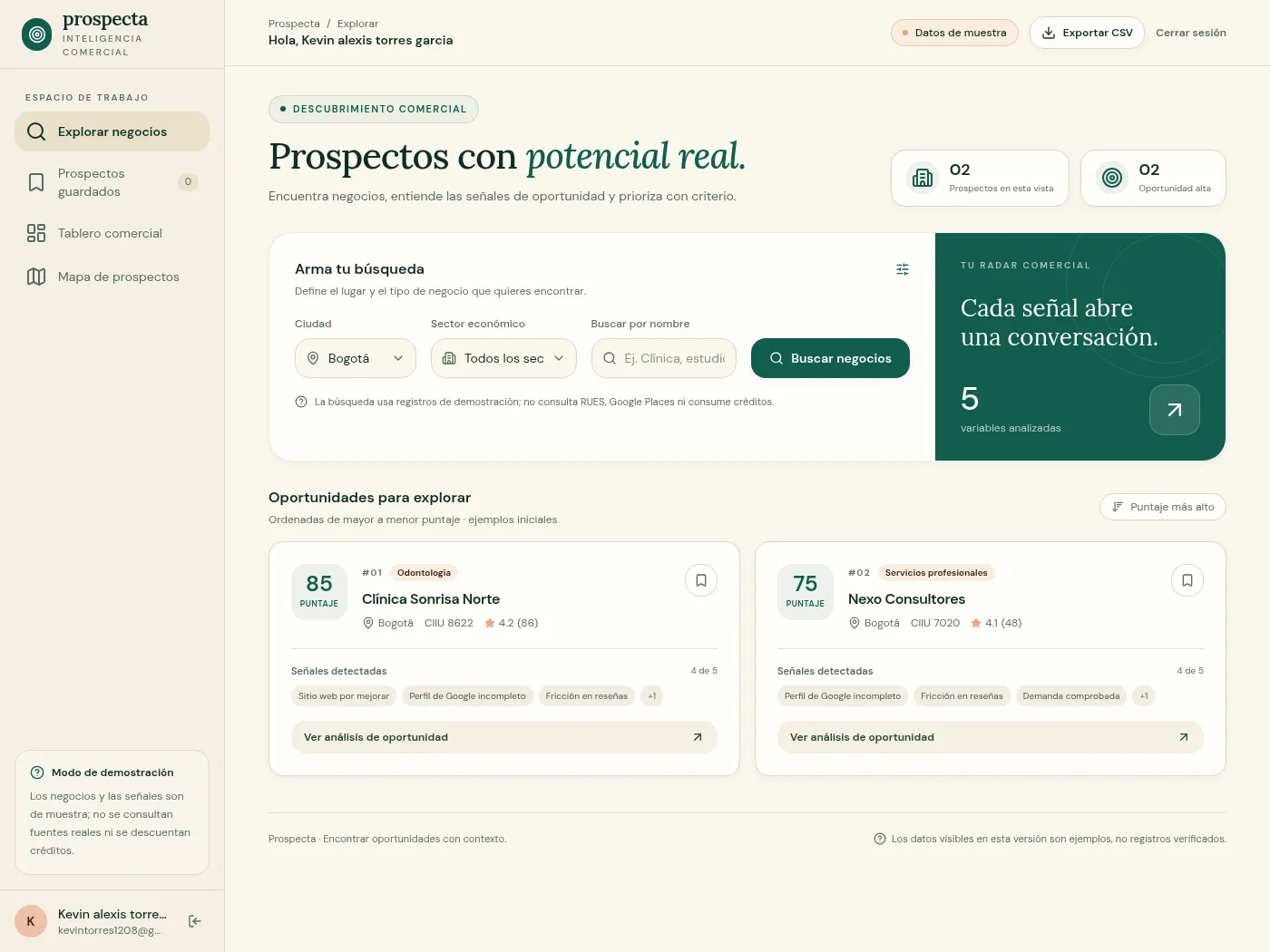 App Creador