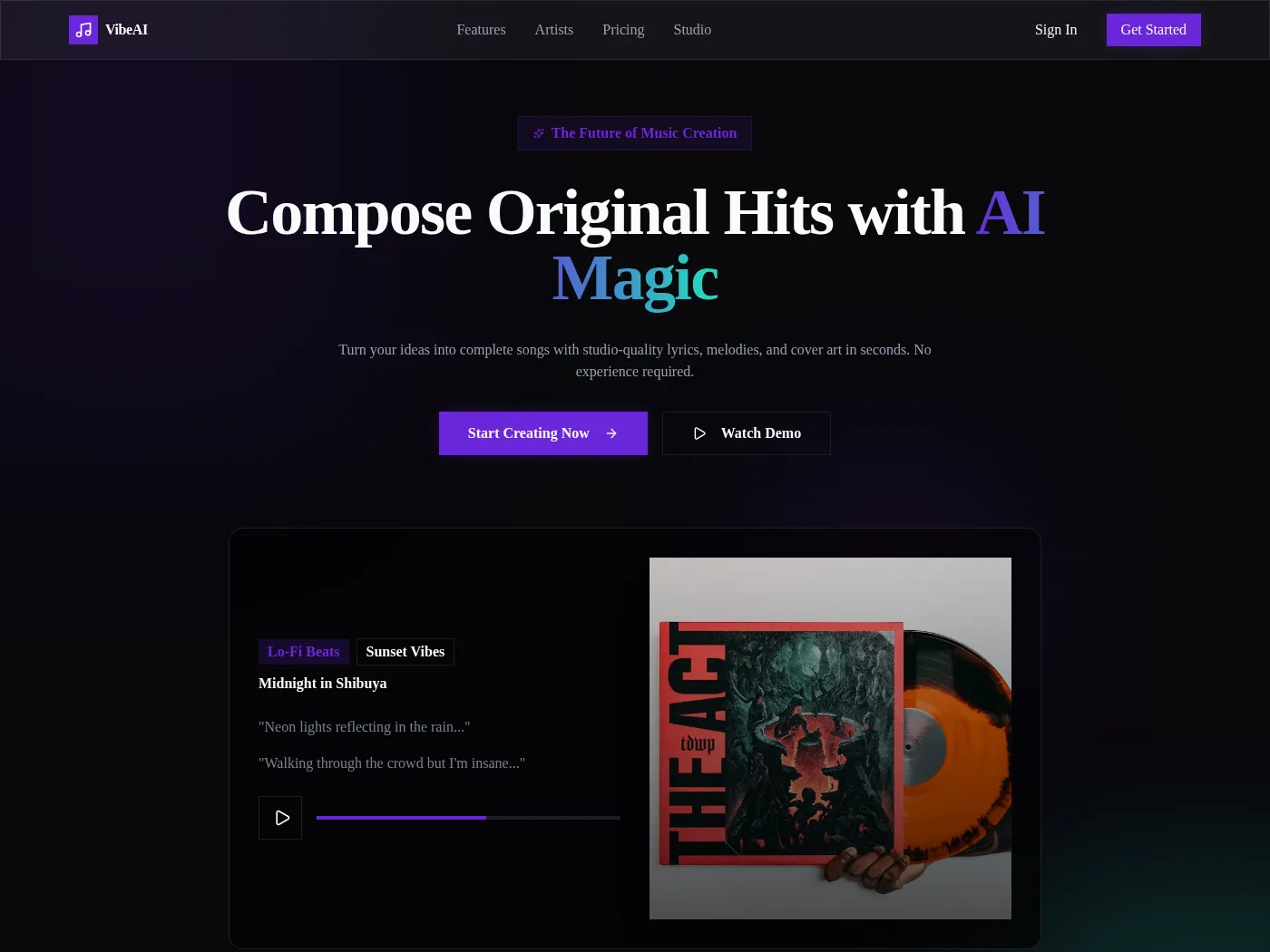 AI Music & Song Generator