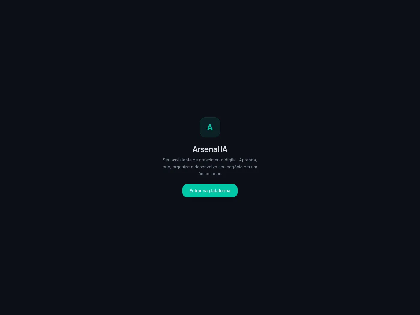 Arsenal IA Platform