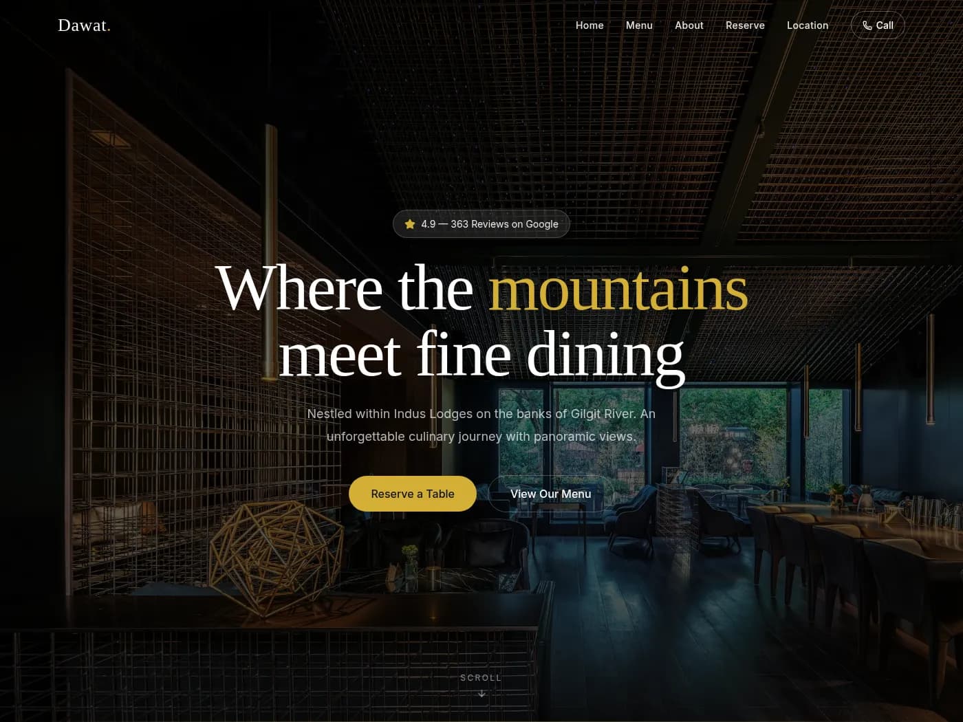 Dawat Restaurant Luxe Site