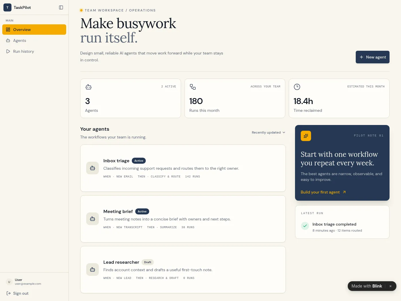 TaskPilot AI Agents