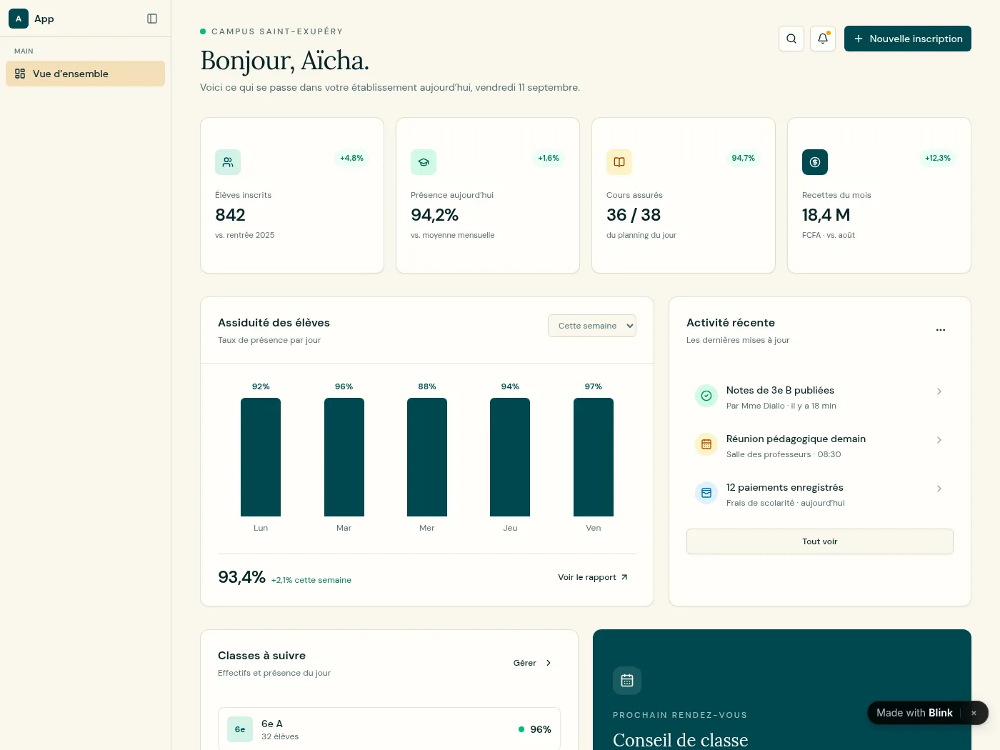 School SaaS Manager