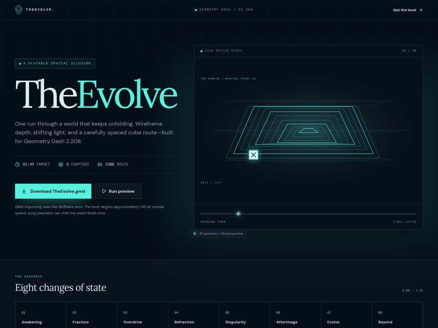 TheEvolve 3D GD Level