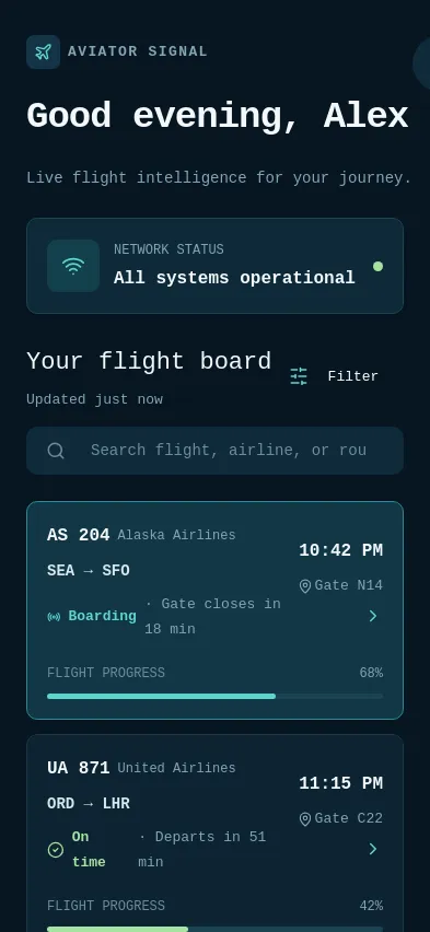 Aviator Signal