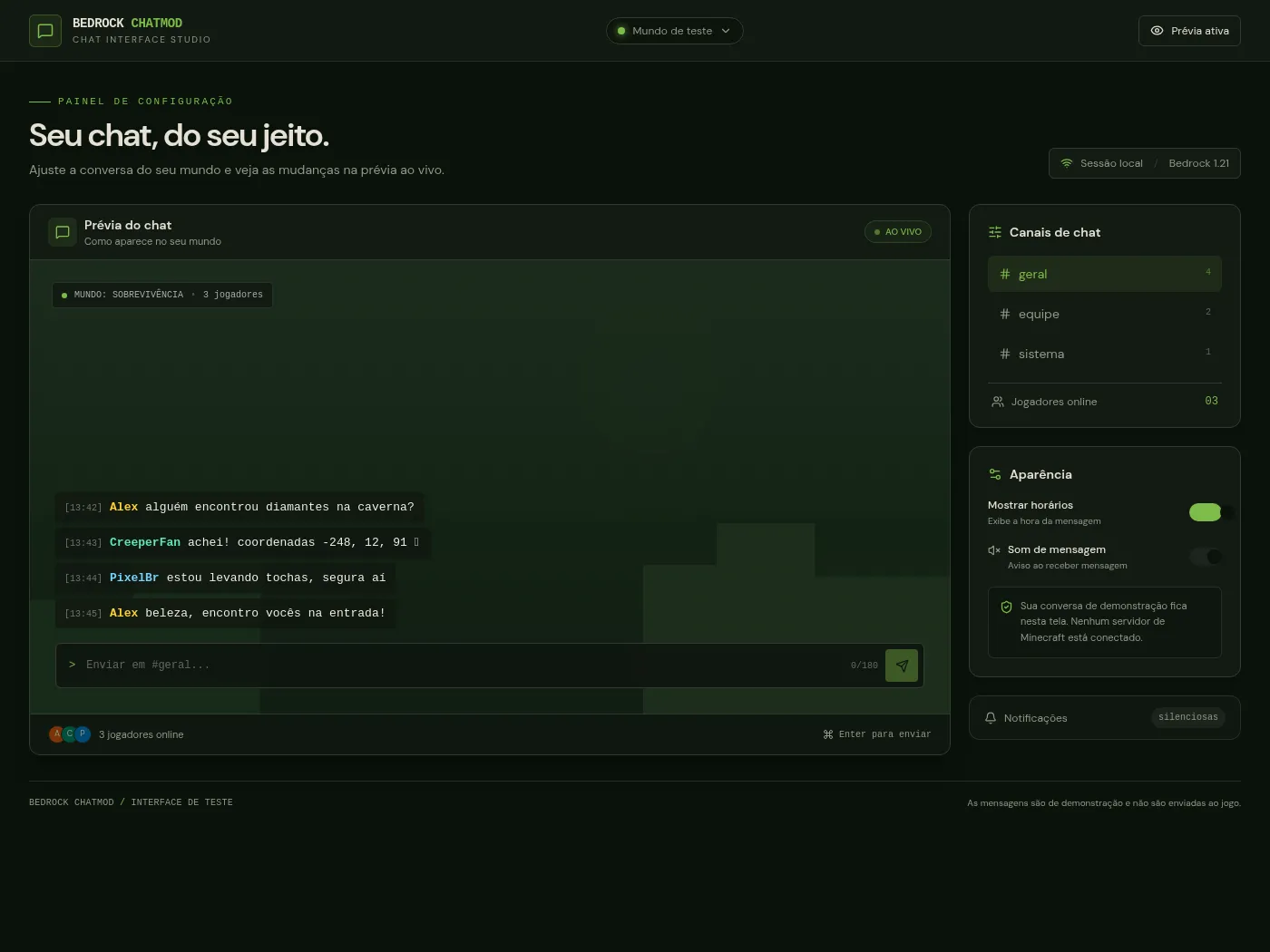 Minecraft Bedrock ChatMod