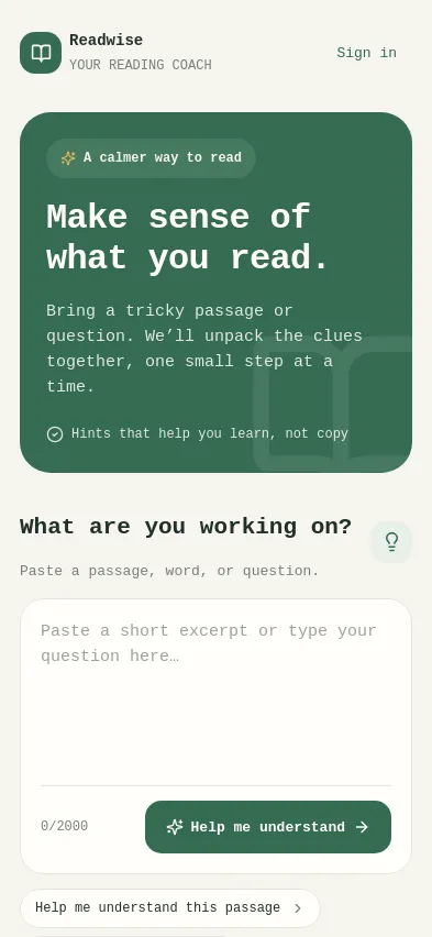 SparxReader AI Assistant