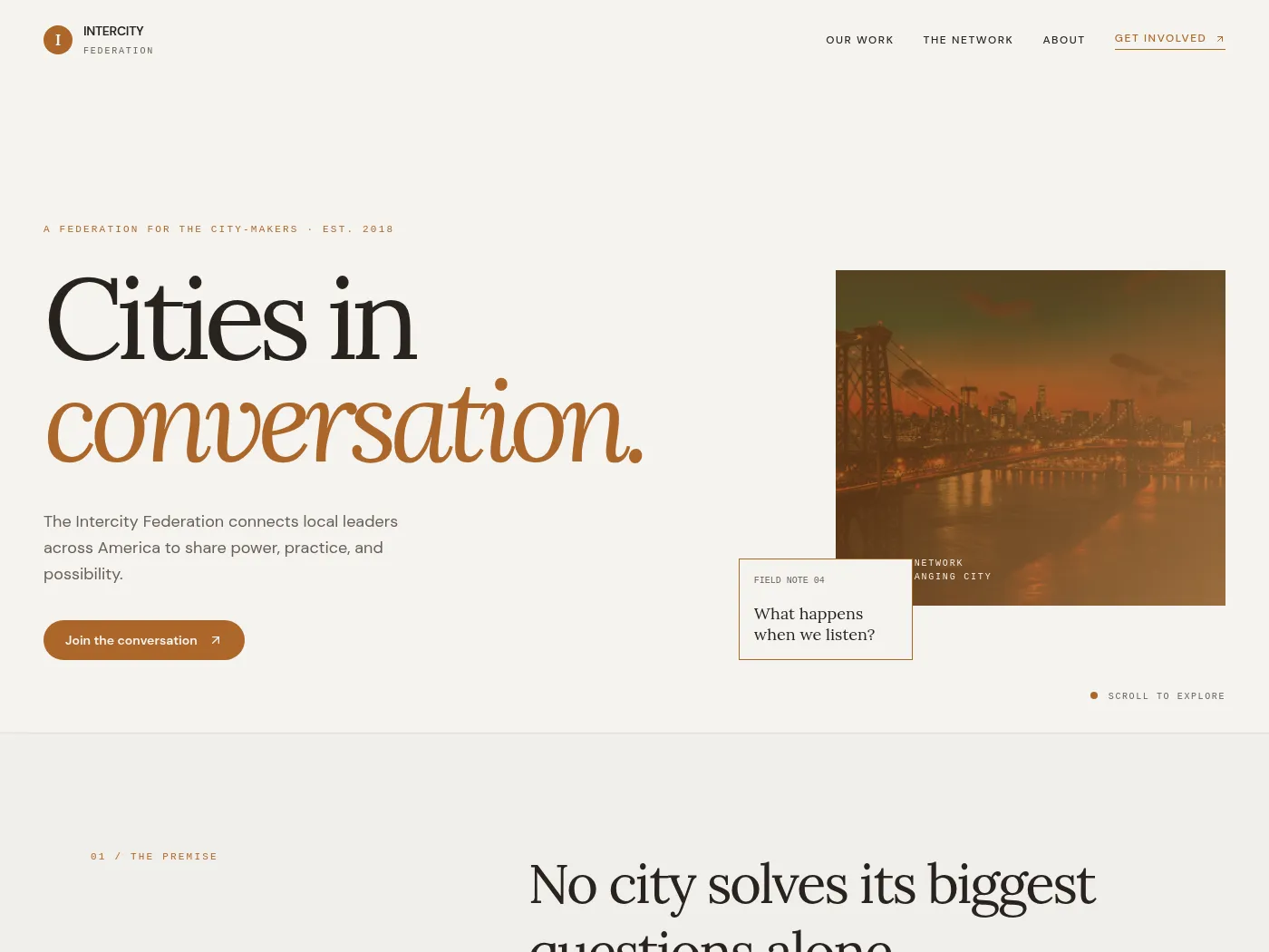 Intercity Federation Site