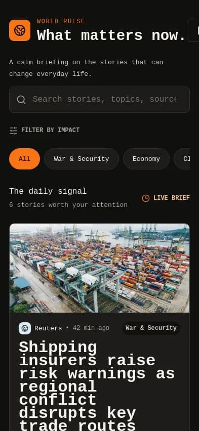 World Pulse News App