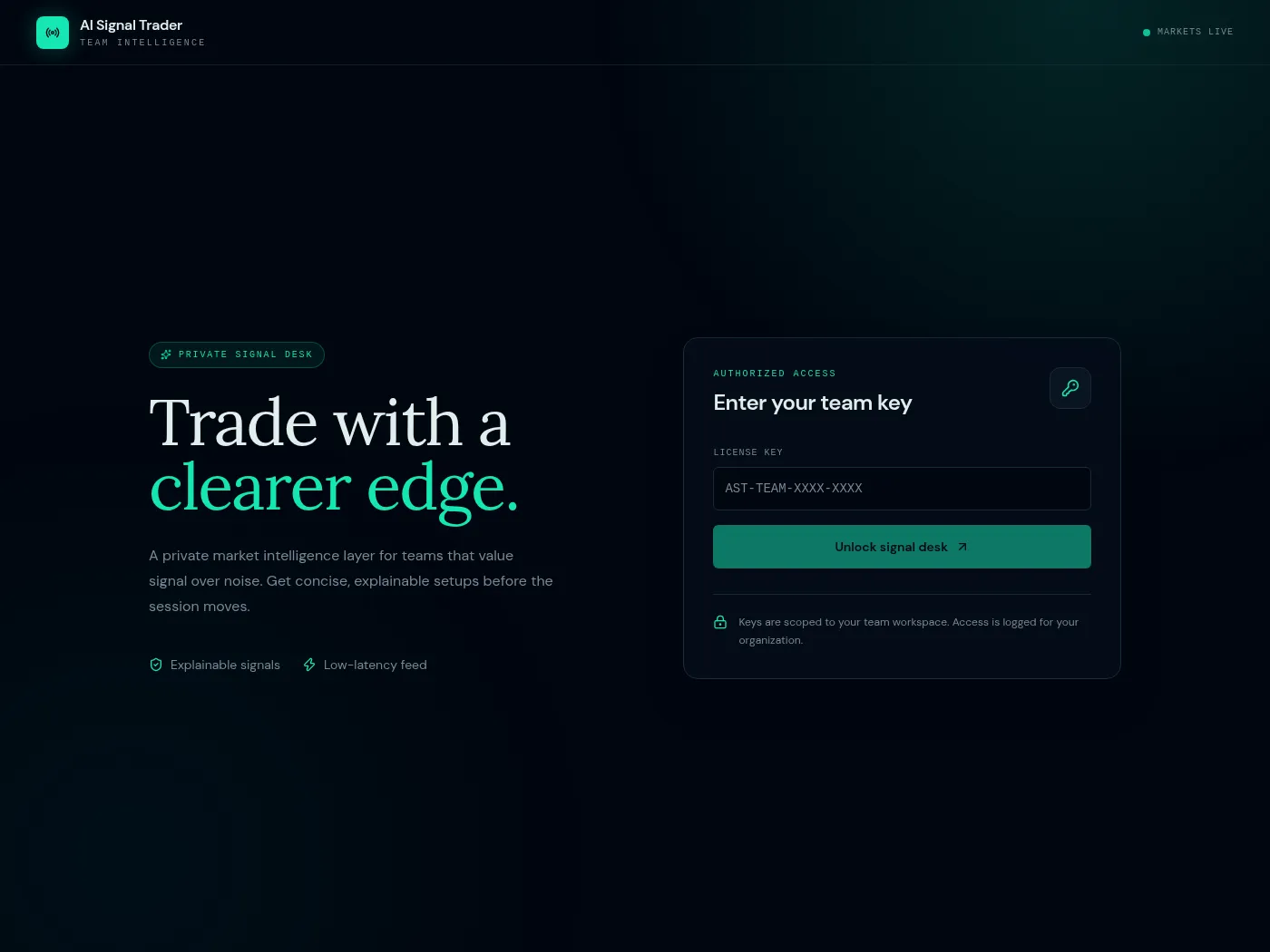 AI Signal Trader