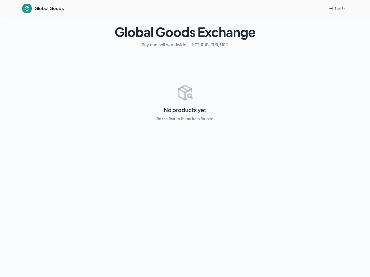 Global Goods Exchange