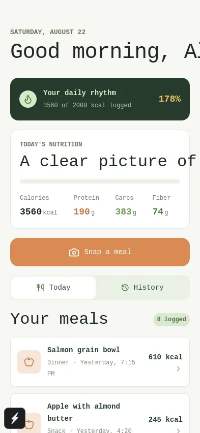 SnapDiet AI Tracker