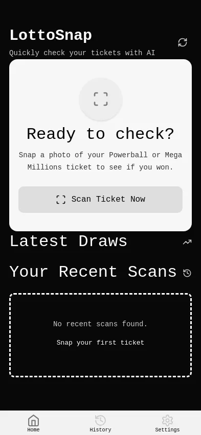 LottoSnap Checker