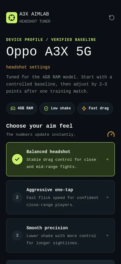 Headshot Sensitivity Finder