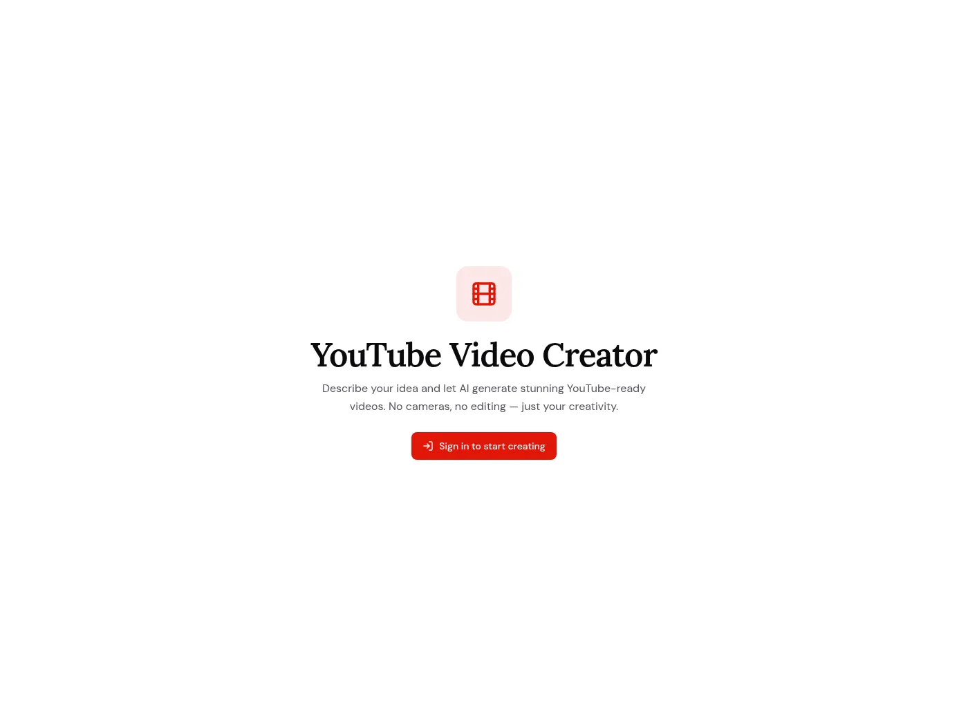 YouTube Video Creator