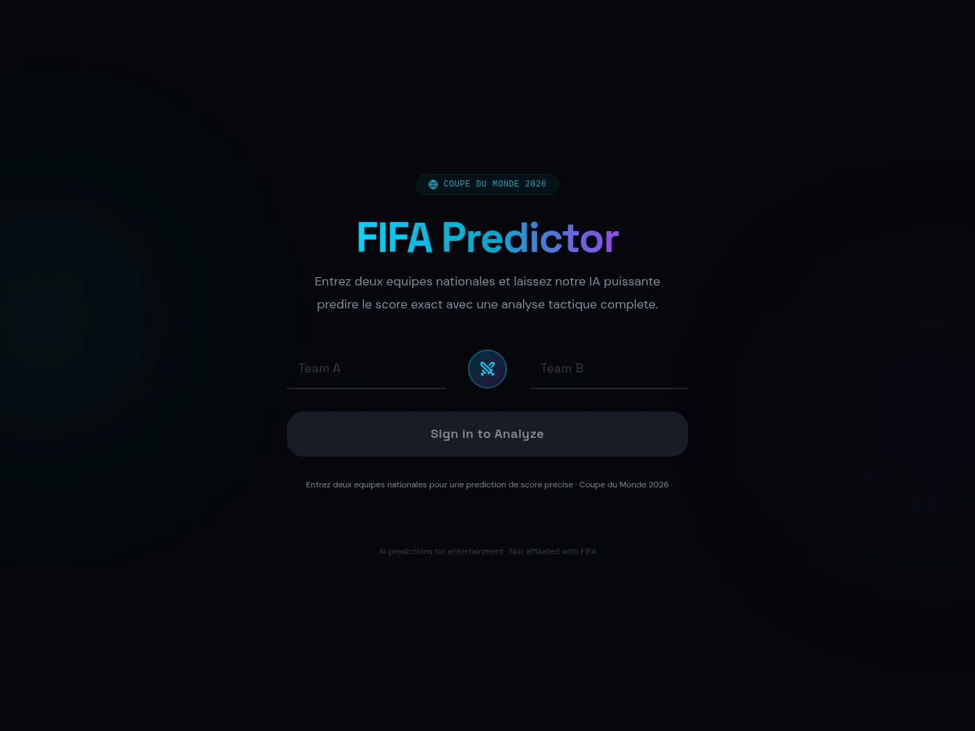 Futuristic FIFA Predictor