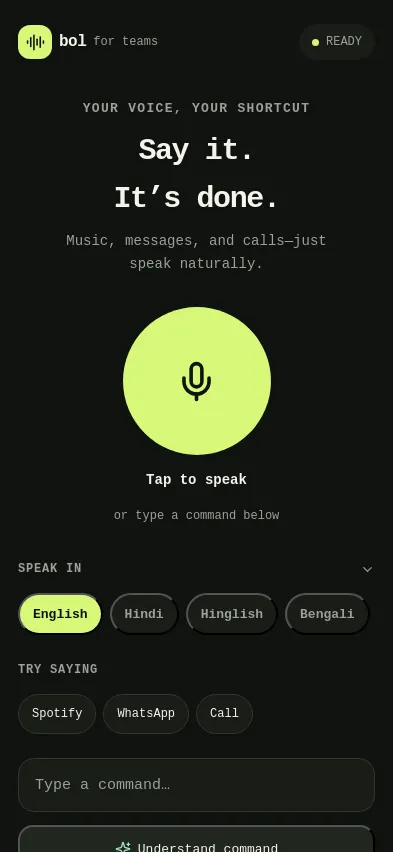 Multilingual Voice Assistant