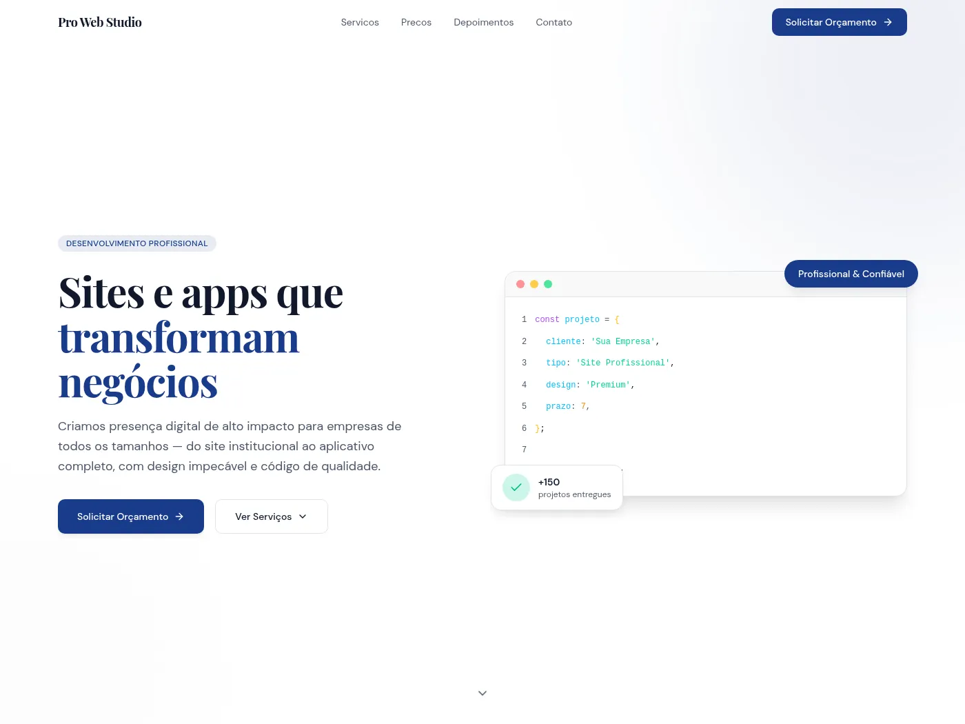 Pro Web Studio Site